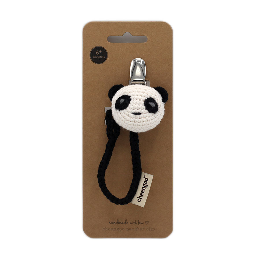 Panda pacifier clip – Cheengoo